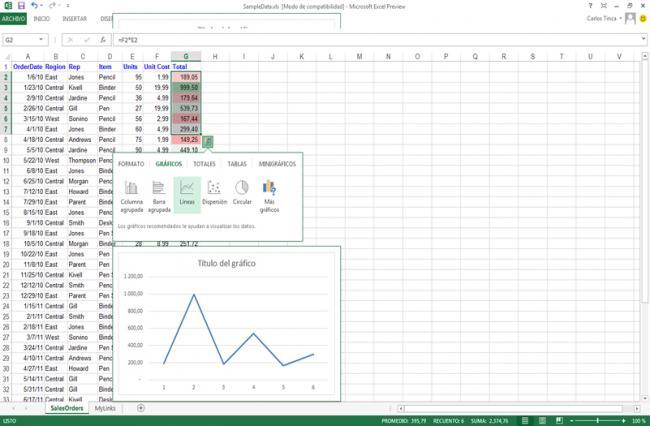 Informatica 2: 2.-ELEMENTOS DE LA PANTALLA DE EXCEL 2013