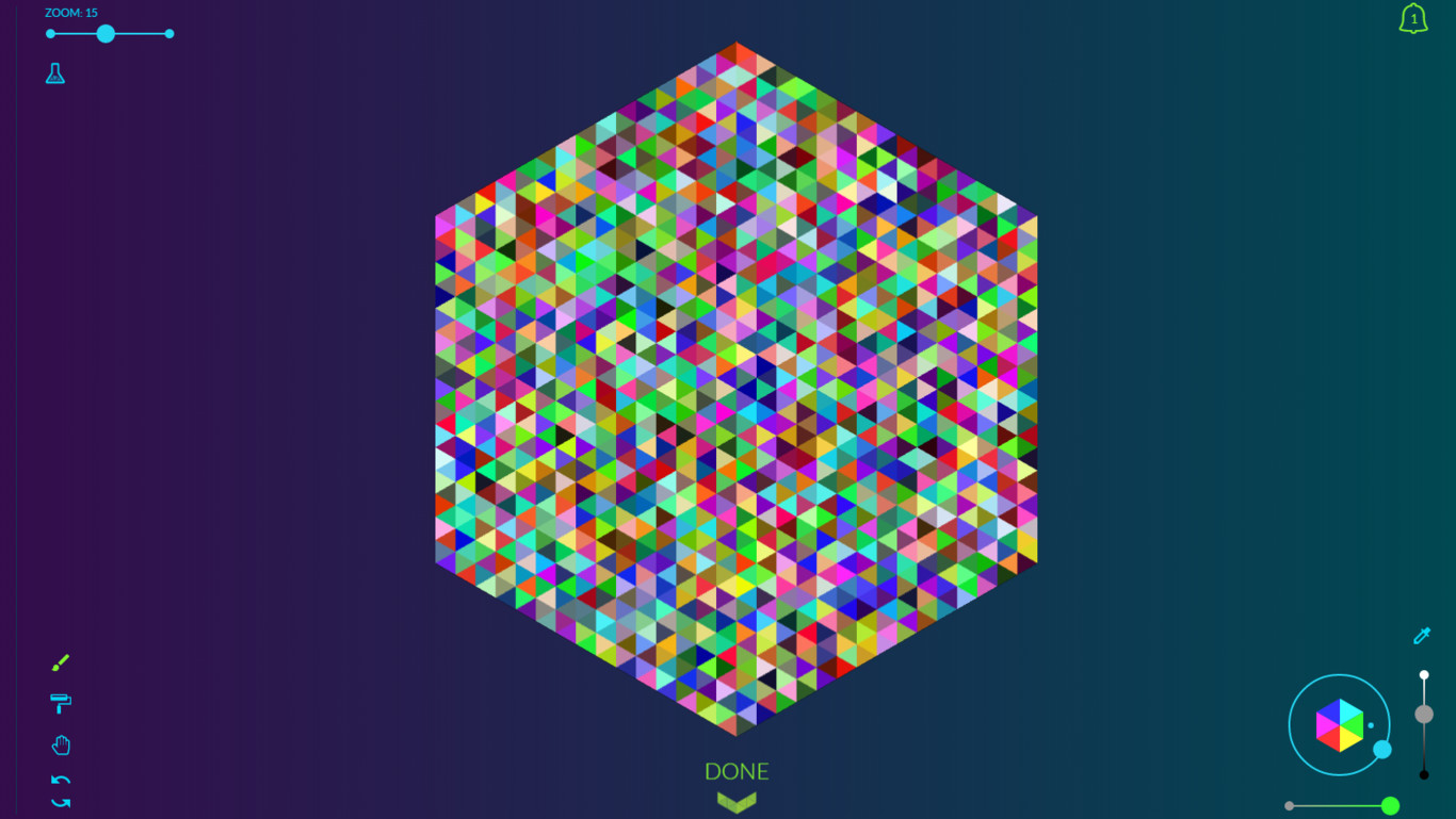 ¿Te gusta dibujar? Trixel es el Instagram del pixel art triangular