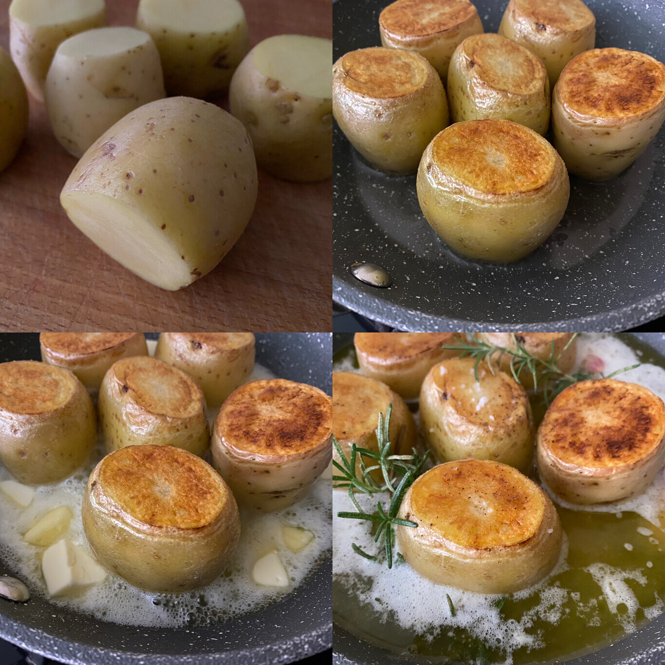 Receta de patatas fondant: tan tiernas que se funden en la boca