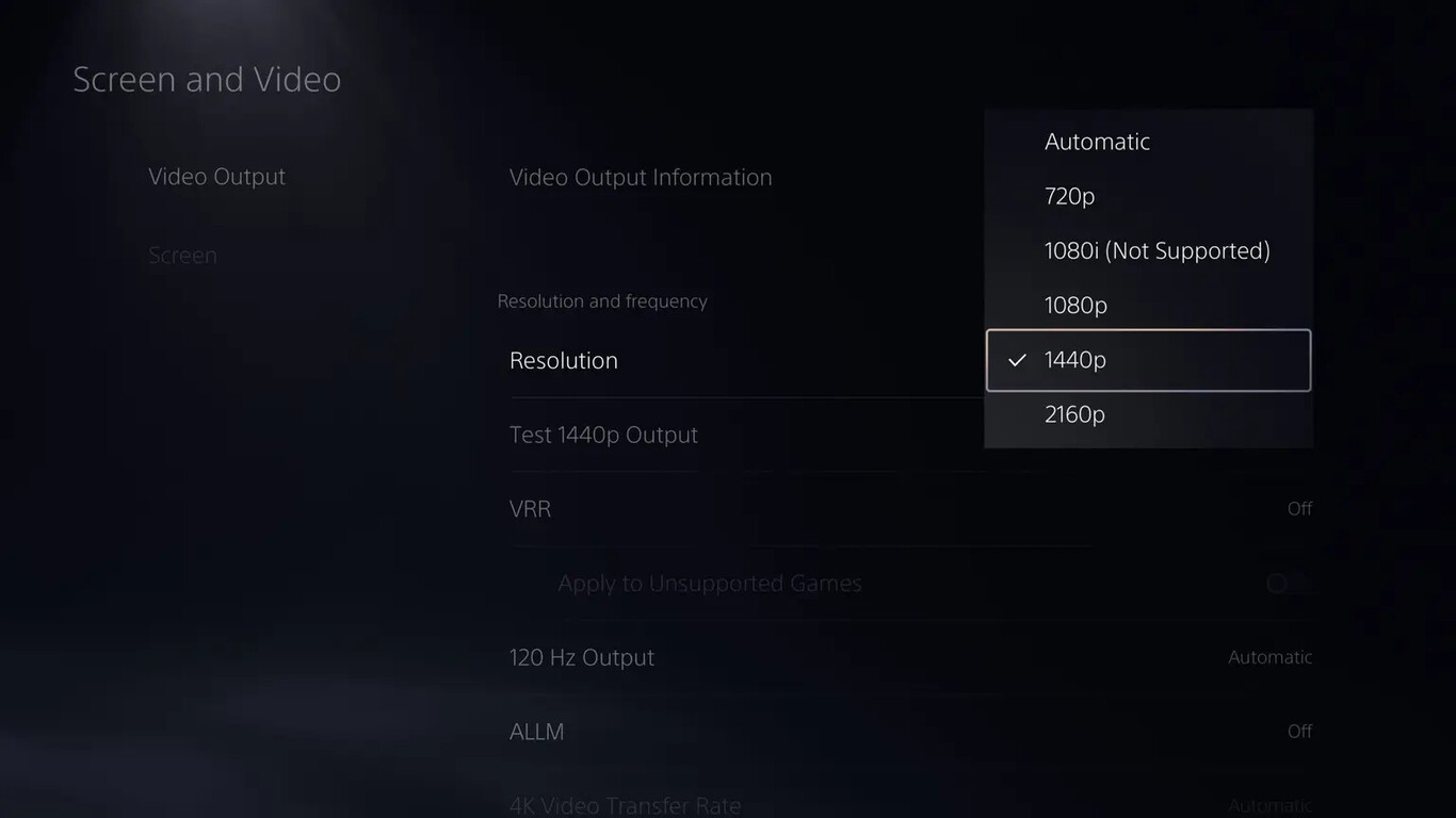 PS5 inicia las pruebas de una gran actualización con soporte para 1440p ...