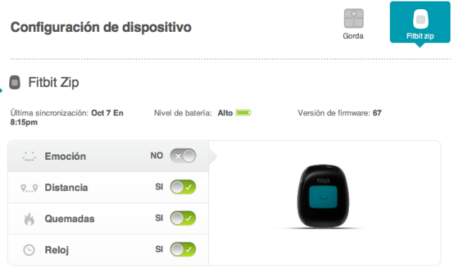 Fitbit Zip, análisis