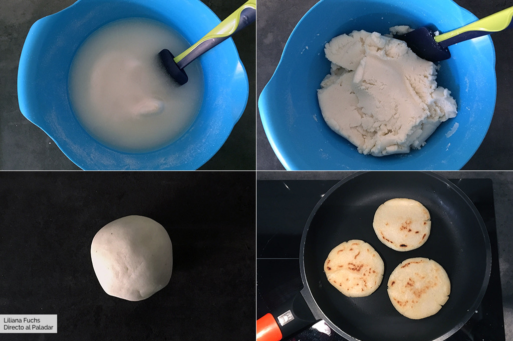 Arepas venezolanas reina pepiada, rellenas de pollo y aguacate. Receta ...