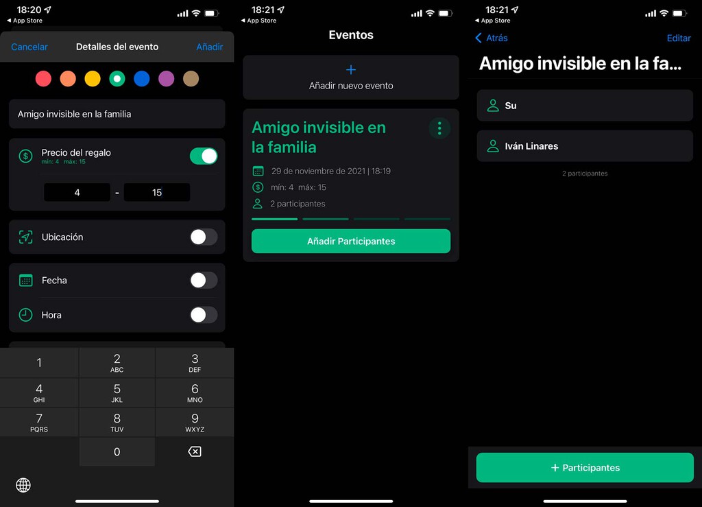 Cuatro apps para organizar el sorteo del "amigo invisible" desde el móvil