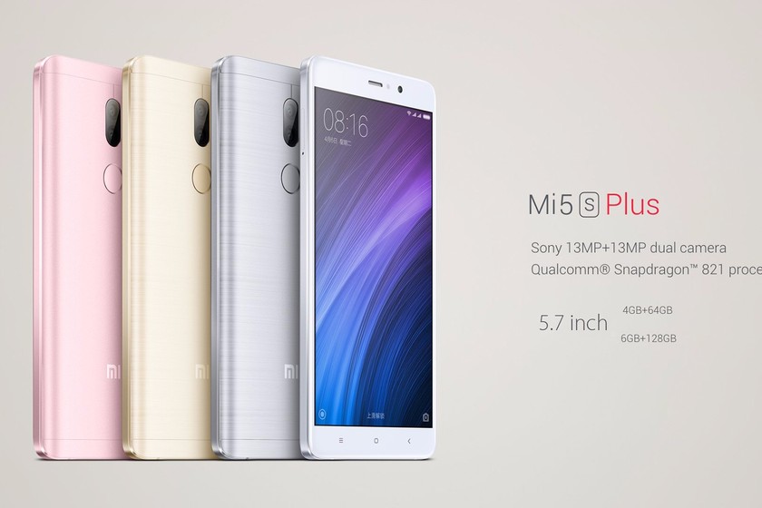 Oferta Flash: Xiaomi Mi5s Plus, con Snapdragon 821 y 4GB de RAM, por 256,91 euros