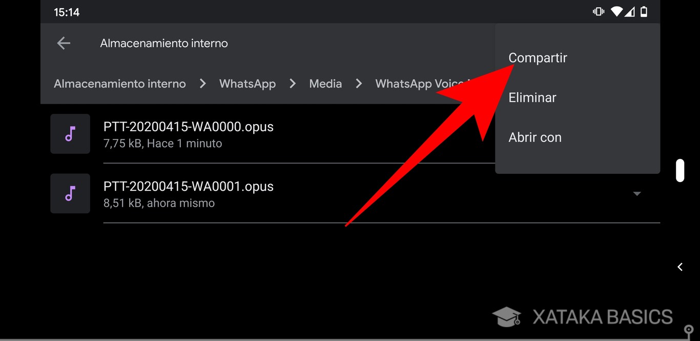 Dónde se guardan los audios de WhatsApp y cómo encontrarlos