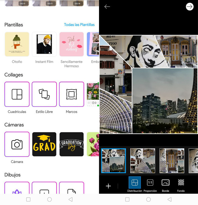 Nueve apps para crear collages en Android
