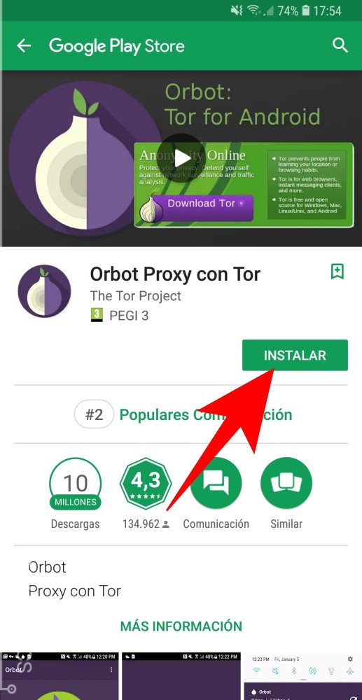 Cómo usar TOR en Android para entrar en la Dark Web y Deep Web
