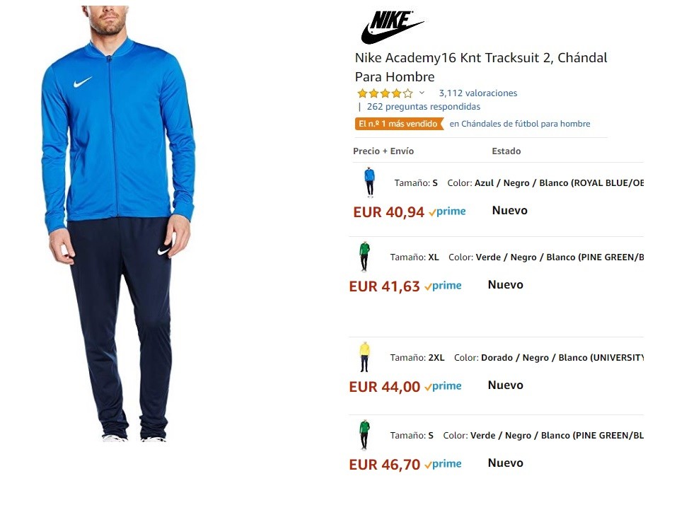Ofertas en ropa deportiva de marcas como Nike, Adidas o Reebok en ...