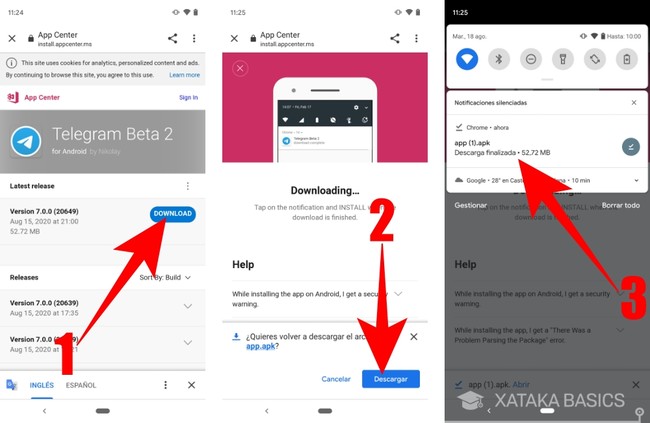 Cómo descargar las betas de Telegram, cuáles hay y en qué se diferencian