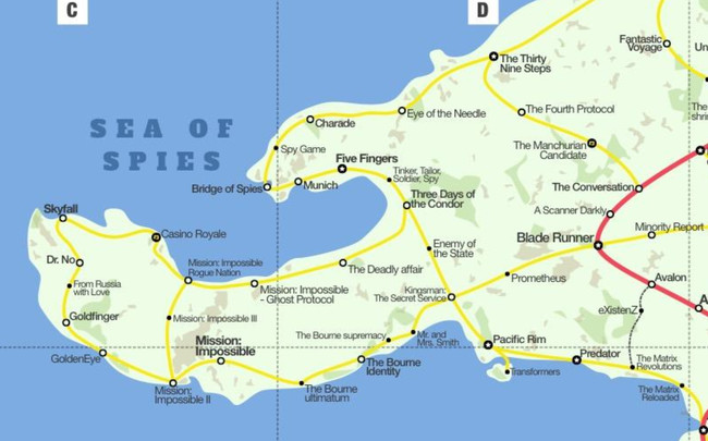 Movieland: el mapa cinéfilo definitivo con más de 1.800 películas y un ...