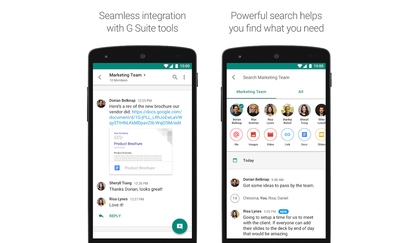 Hangouts Chat, la nueva aplicación de mensajería de Google para ...