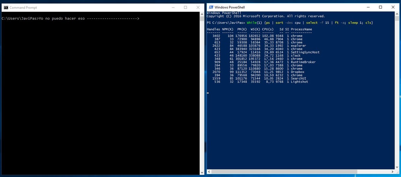 Ve diciendo adiós al 'Command Prompt' en Windows 10: PowerShell toma el ...