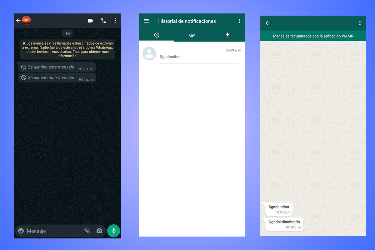 Cómo ver los mensajes eliminados de WhatsApp