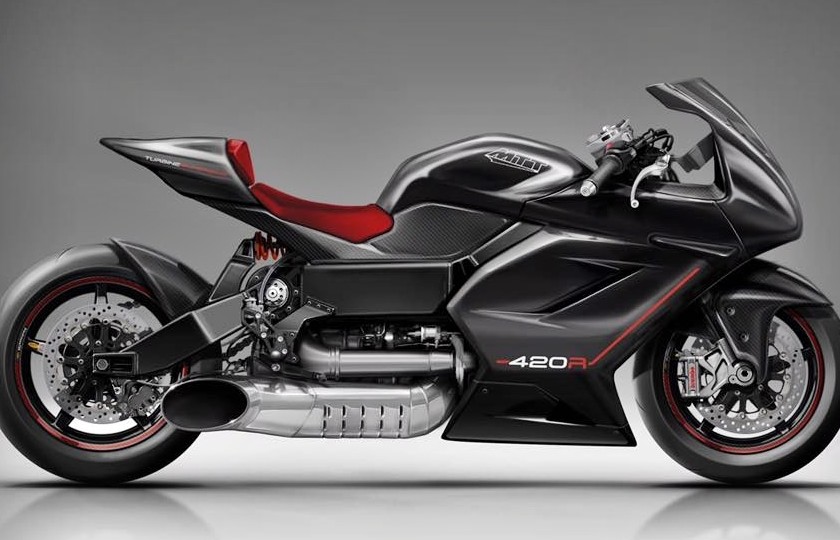 MTT 420R, así suena una moto atroz con turbina de helicóptero