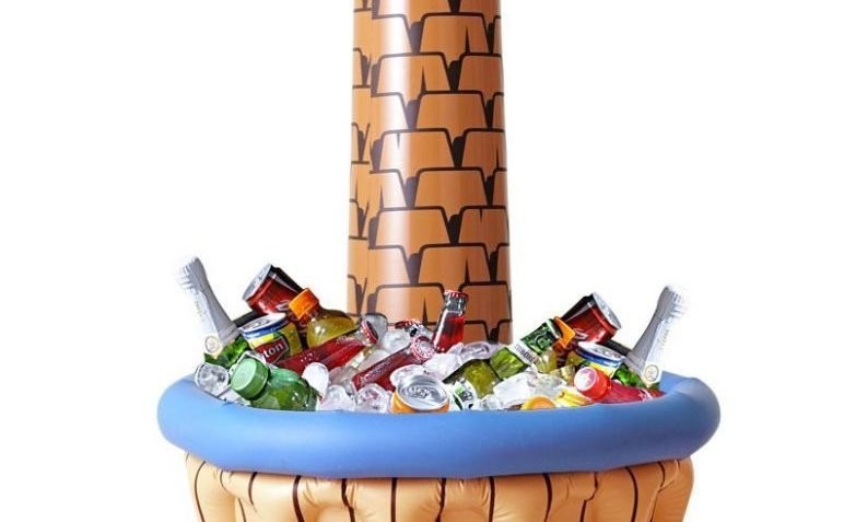 ¡Fiesta en la piscina! Palmera hinchable para enfriar bebidas por 24,99 ...