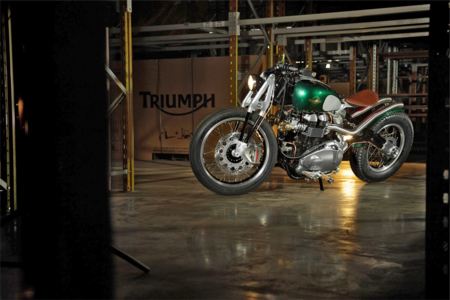 Bienvenidos al Triumph Factory Custom en el EICMA