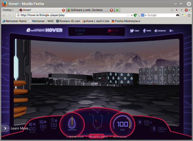 Microsoft adapta para navegadores, Hover, un juego de Windows 95