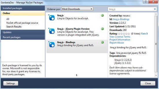 La potencia de Linq sobre JavaScript