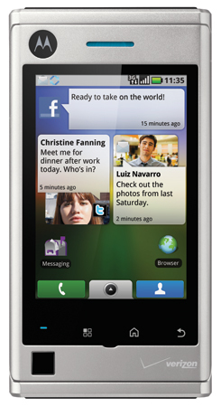Motorola Devour, nuevo teléfono Android con interfaz Motoblur