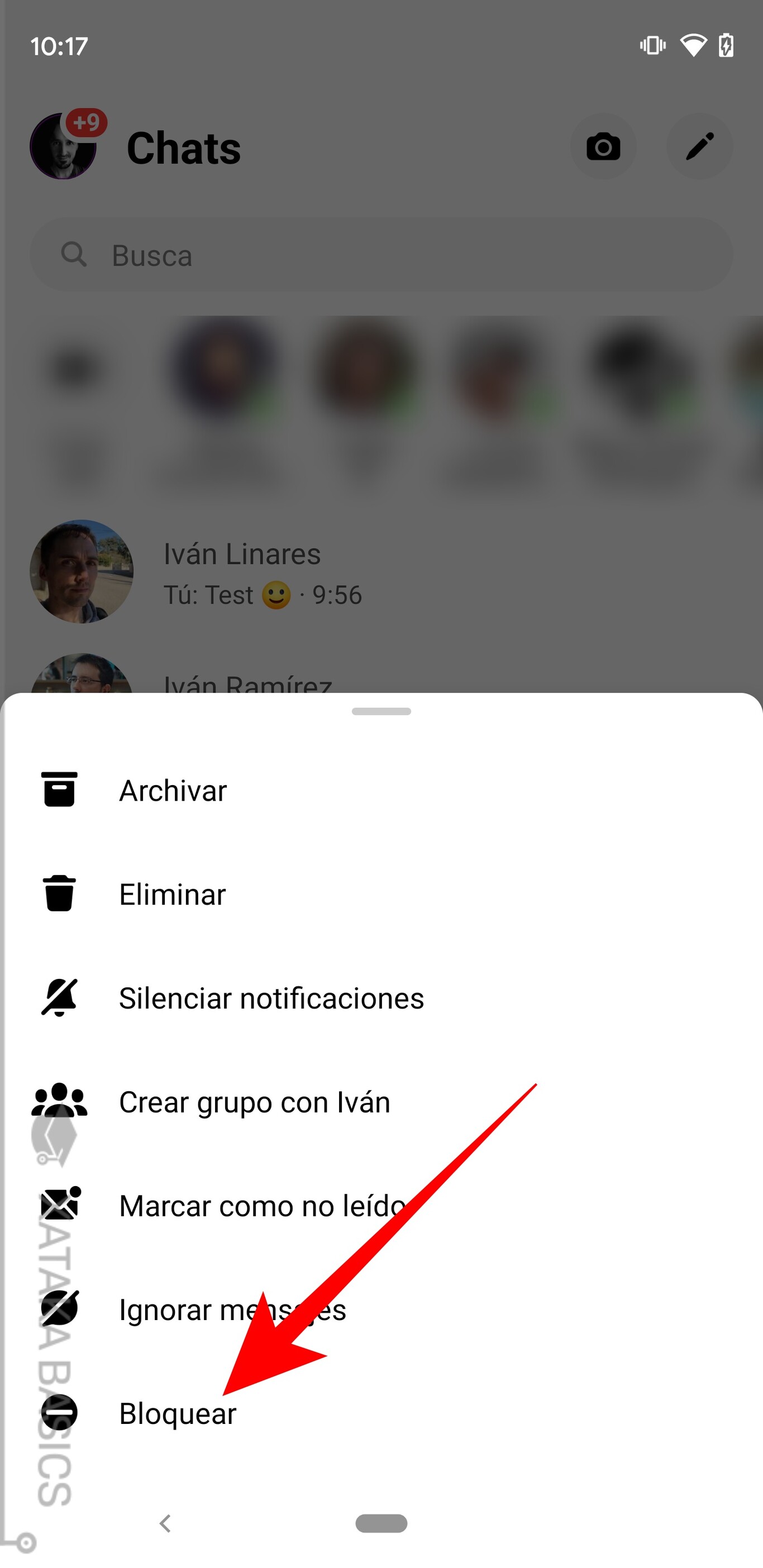 Cómo bloquear a alguien en Facebook Messenger sin bloquearle en Facebook
