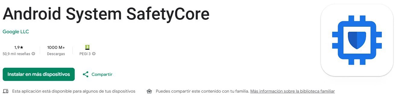 Android System SafetyCore: qué es y por qué ha aparecido en tu móvil