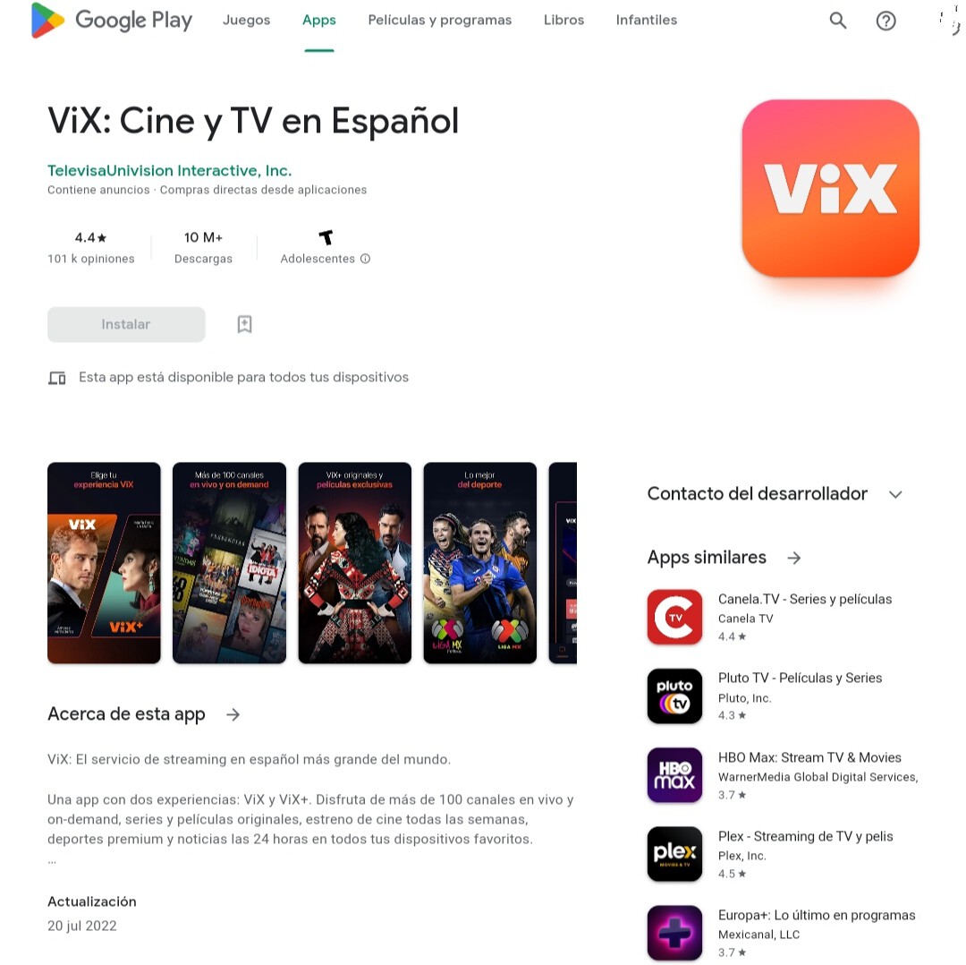 Cómo instalar ViX y ViX+ en mi Smart TV Samsung, Roku, Amazon Fire ...