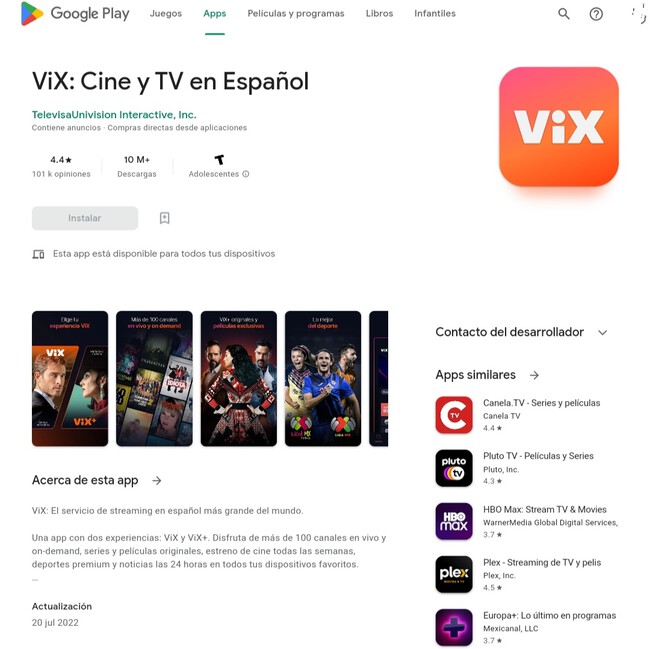 Cómo instalar ViX y ViX+ en mi Smart TV Samsung, Roku, Amazon Fire ...