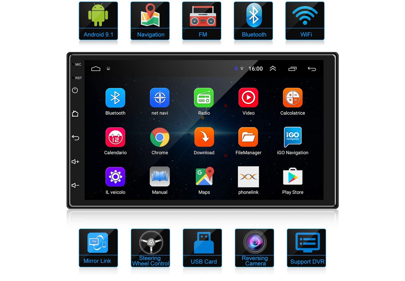 Por menos de 100 euros puedes instalar una radio con pantalla táctil en ...