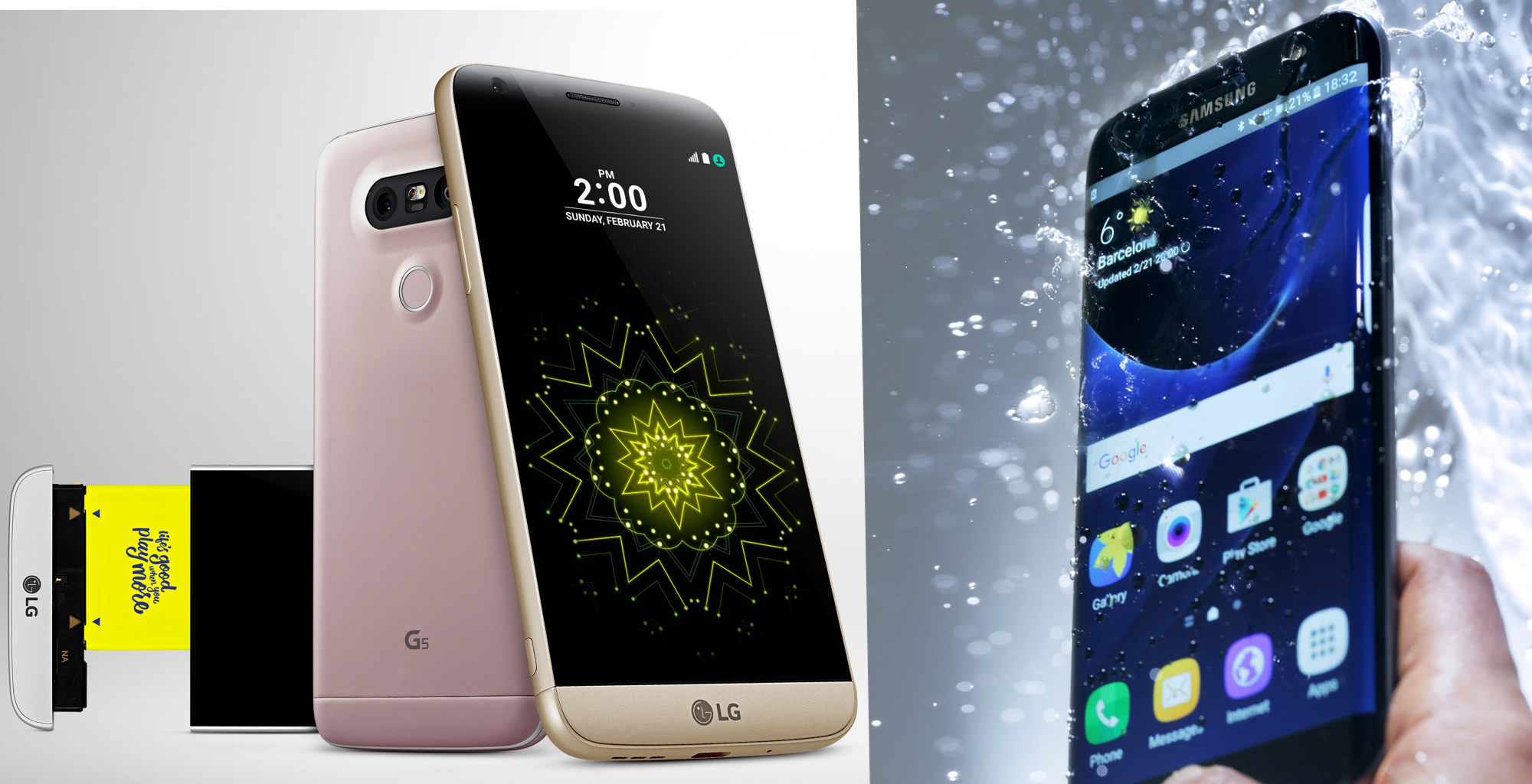 Samsung Galaxy S7 Vs LG G5: dos formas opuestas de innovar en el móvil