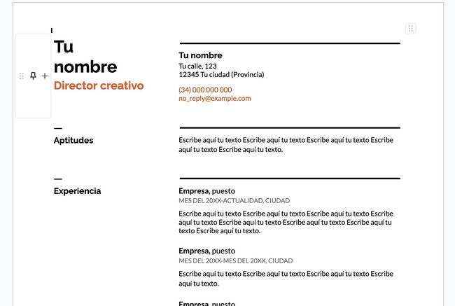44 plantillas de currículum vitae gratis para Canva, Word y Google Docs