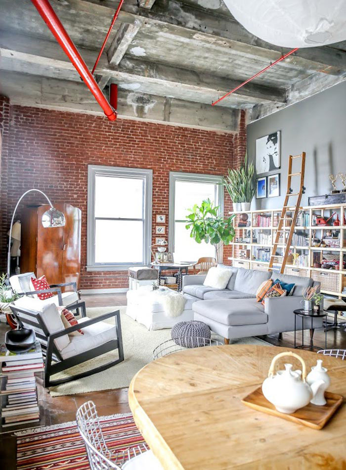 17 ideas para usar ladrillo aparente como elemento de decoración en casa