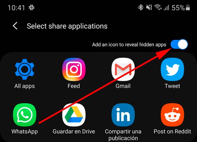 Cómo personalizar a fondo el menú 'Compartir' de los Samsung Galaxy