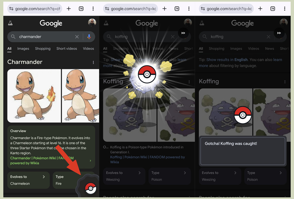 Google tiene un nuevo juego de Pokémon y es tan simple y divertido que ...