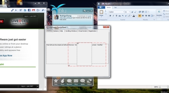 GiMeSpace Desktop Extender aumenta el espacio útil en nuestro escritorio
