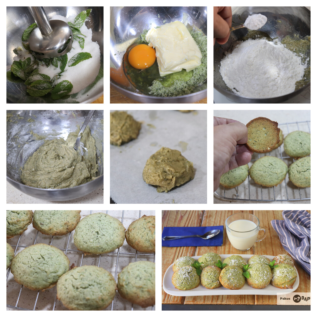 Esta es mi receta favorita cuando quiero deliciosas galletas de menta caseras