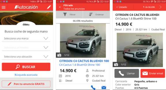 Las siete mejores aplicaciones para comprar un coche de segunda mano