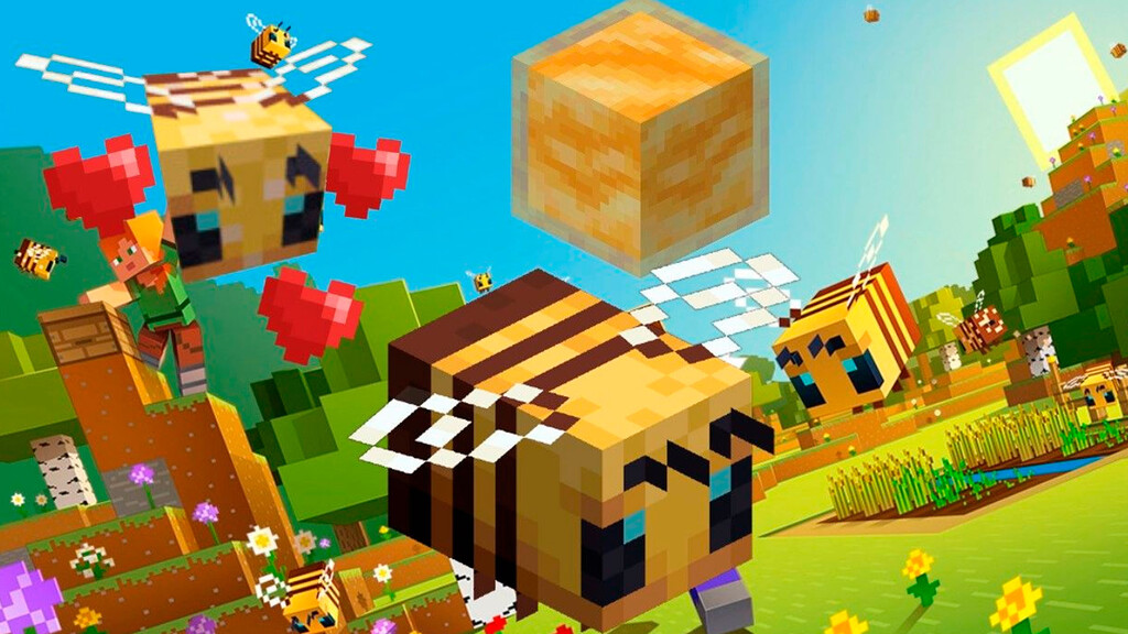 Panales de abejas en Minecraft: dónde encontrarlos y cómo usaros en tu beneficio