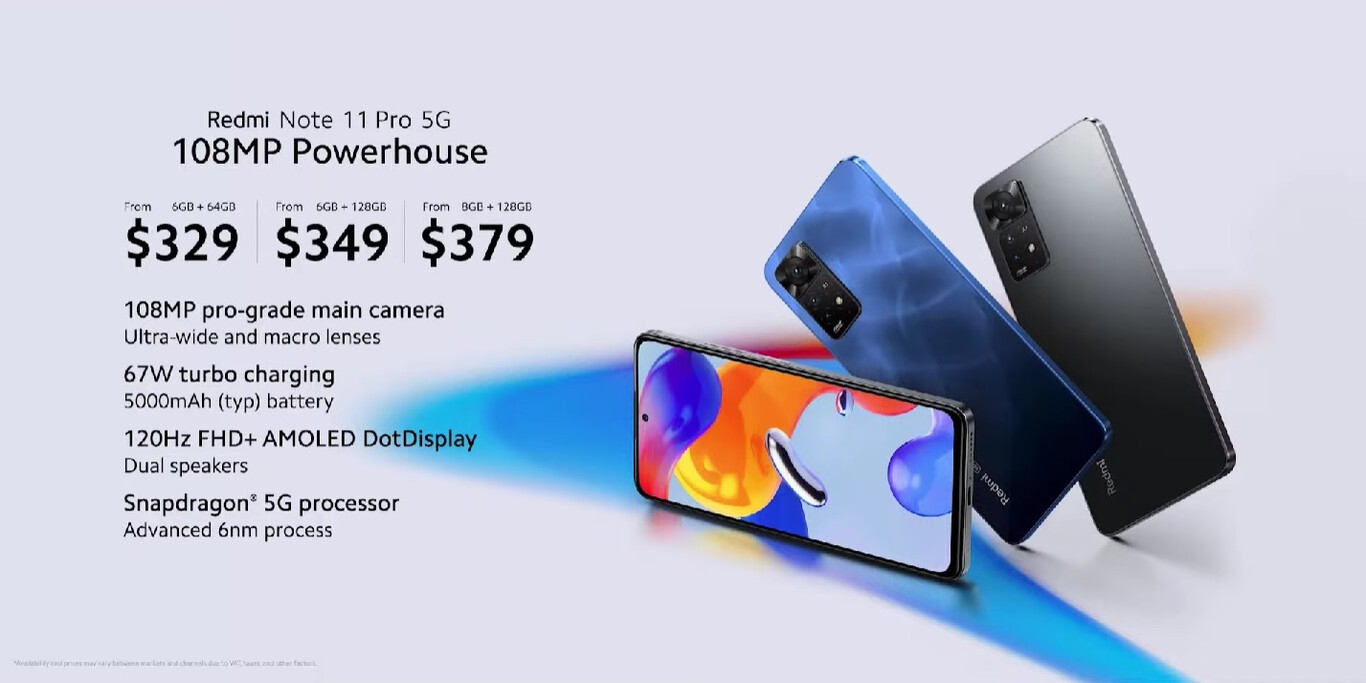 Xiaomi Redmi Note 11, Note 11 Pro y Note 11 Pro 5G llegarán a México ...