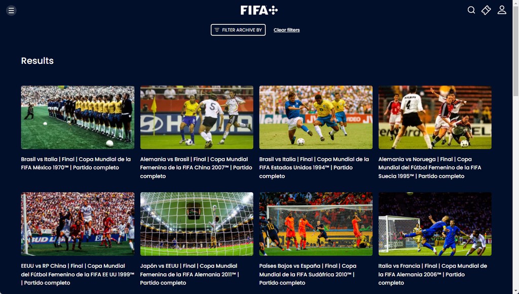 FIFA Plus: así es el nuevo servicio para ver partidos clásicos y fútbol ...