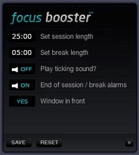 Focus Booster, un timer que "huele a Pomodoro"