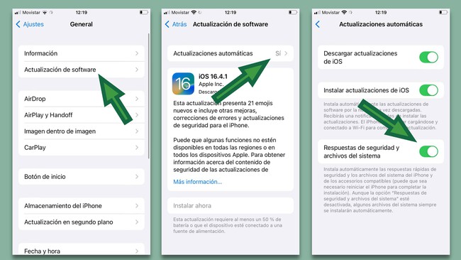 Apple actualiza los iPhone con la primera respuesta rápida de seguridad