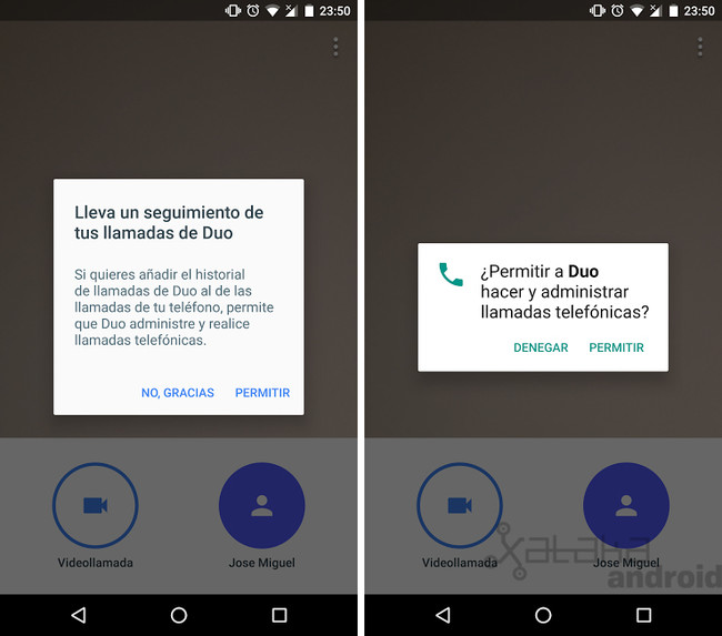 Así es la integración de Google Duo con el historial de llamadas de tu ...