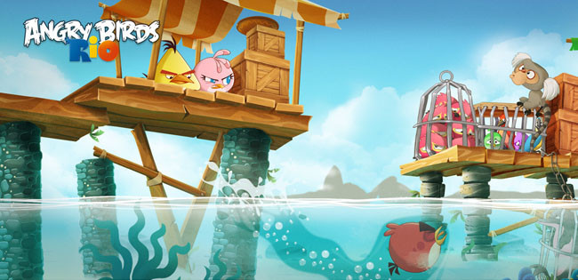 Angry Birds Rio 2 para Android, 20 nuevos niveles con nuevos gráficos