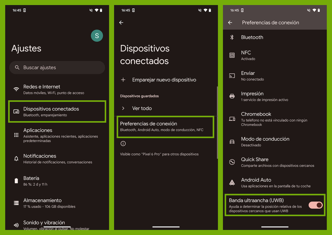 Qué es UWB o ultra-wideband y cómo activarlo en tu Android para localizar todos tus dispositivos
