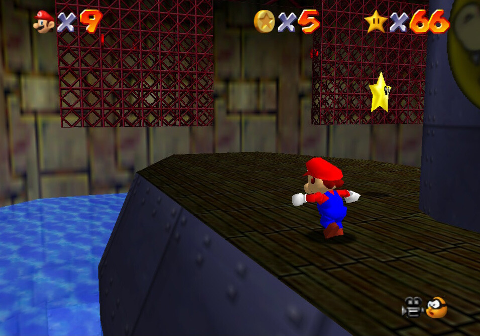 Super Mario 64: How to Get the Board Bowser's Sub Star from Dire, Dire ...