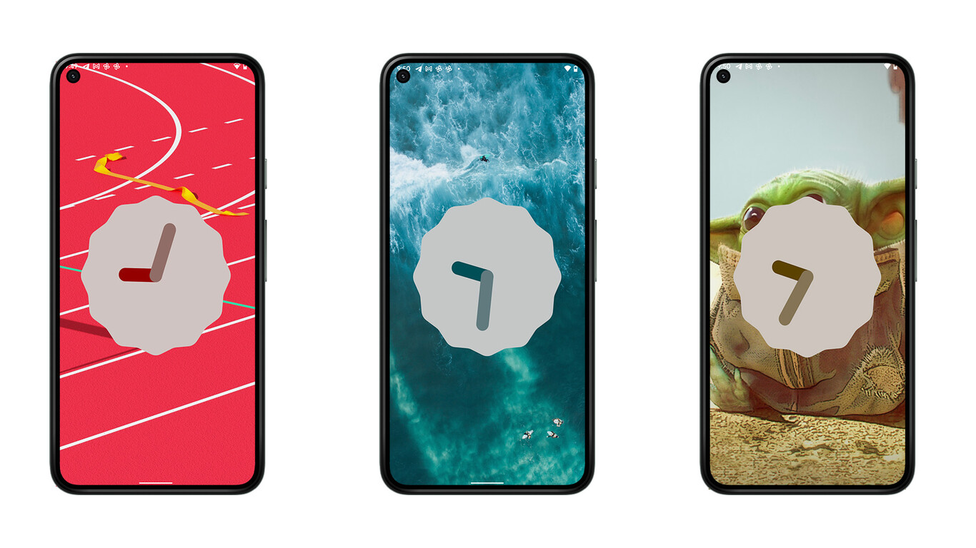 Con la beta 4 de Android 12 llega el Easter Egg: un reloj que se adapta ...