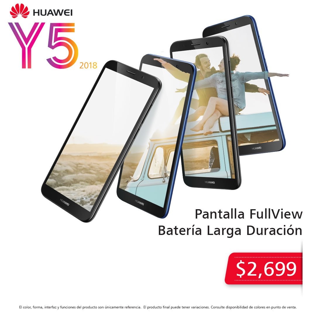 Huawei Y5 (2018) en México: el móvil con pantalla 18:9 más económico de ...