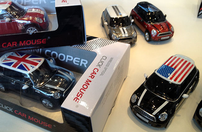 Click Car Mouse. Ratones de lujo con forma de coche