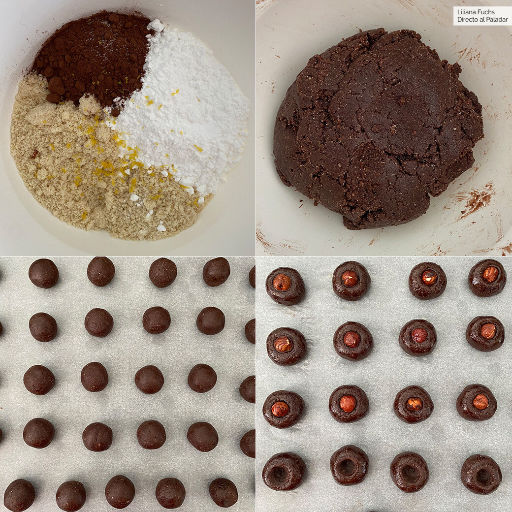 Panellets de chocolate de Todos los Santos. Receta de postre fácil y ...