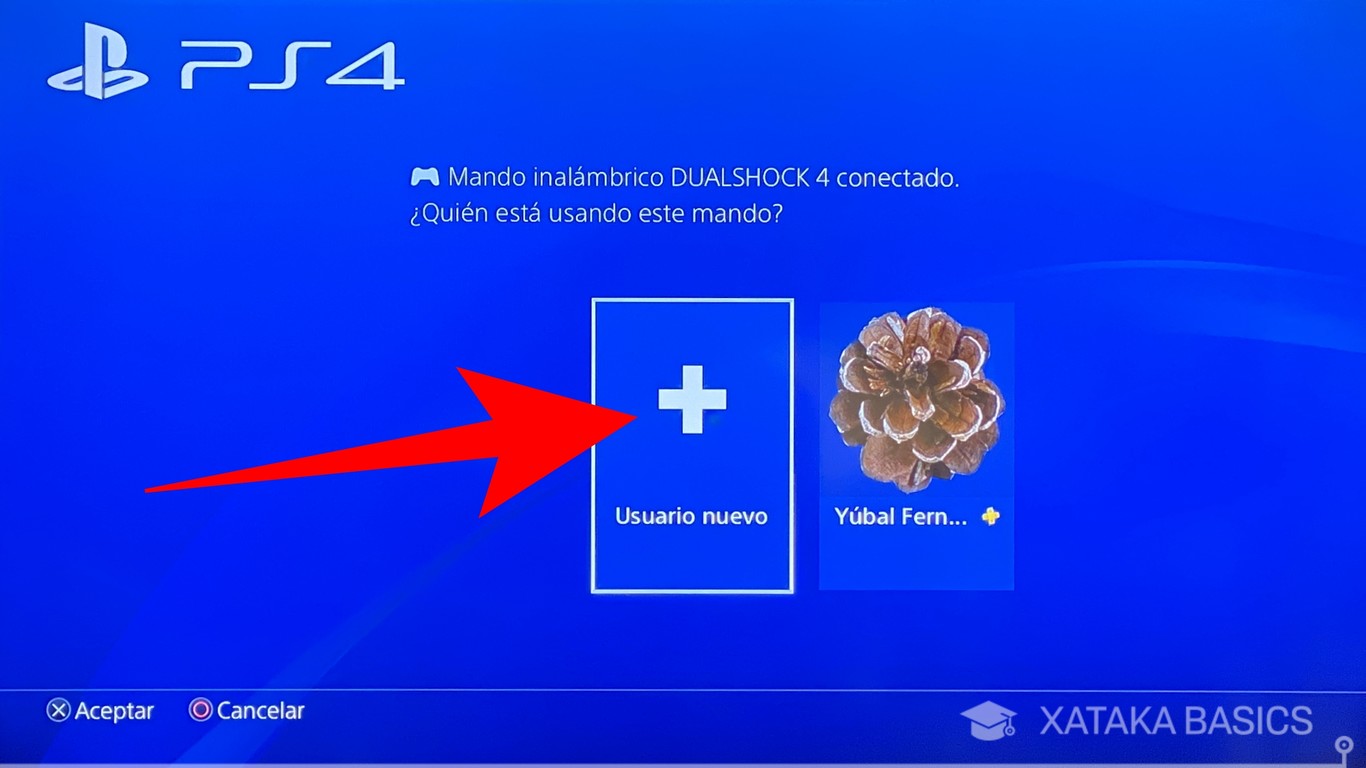 Cómo crear un usuario en PS4
